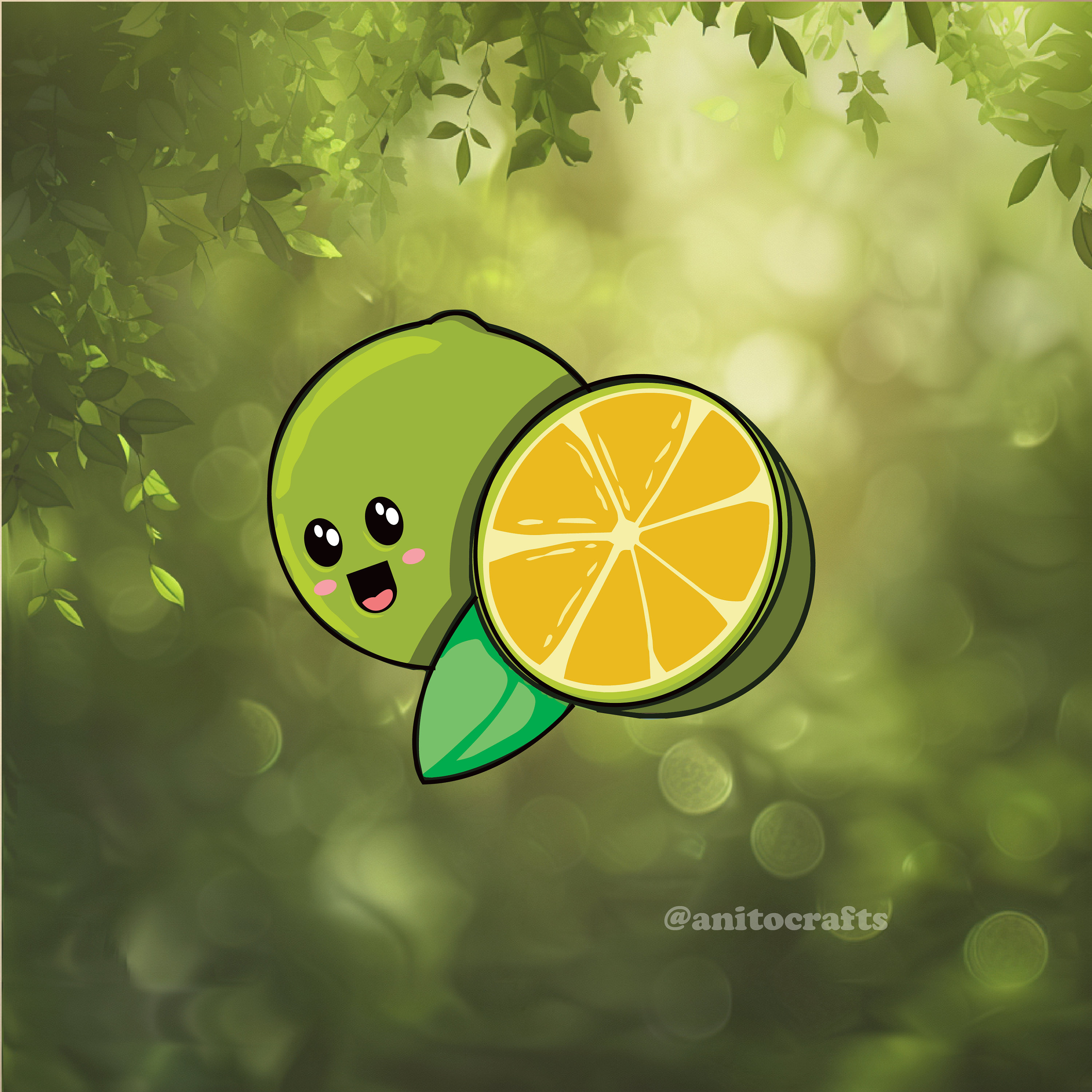 Kalamansi Sticker // Filipino Fruit - Etsy