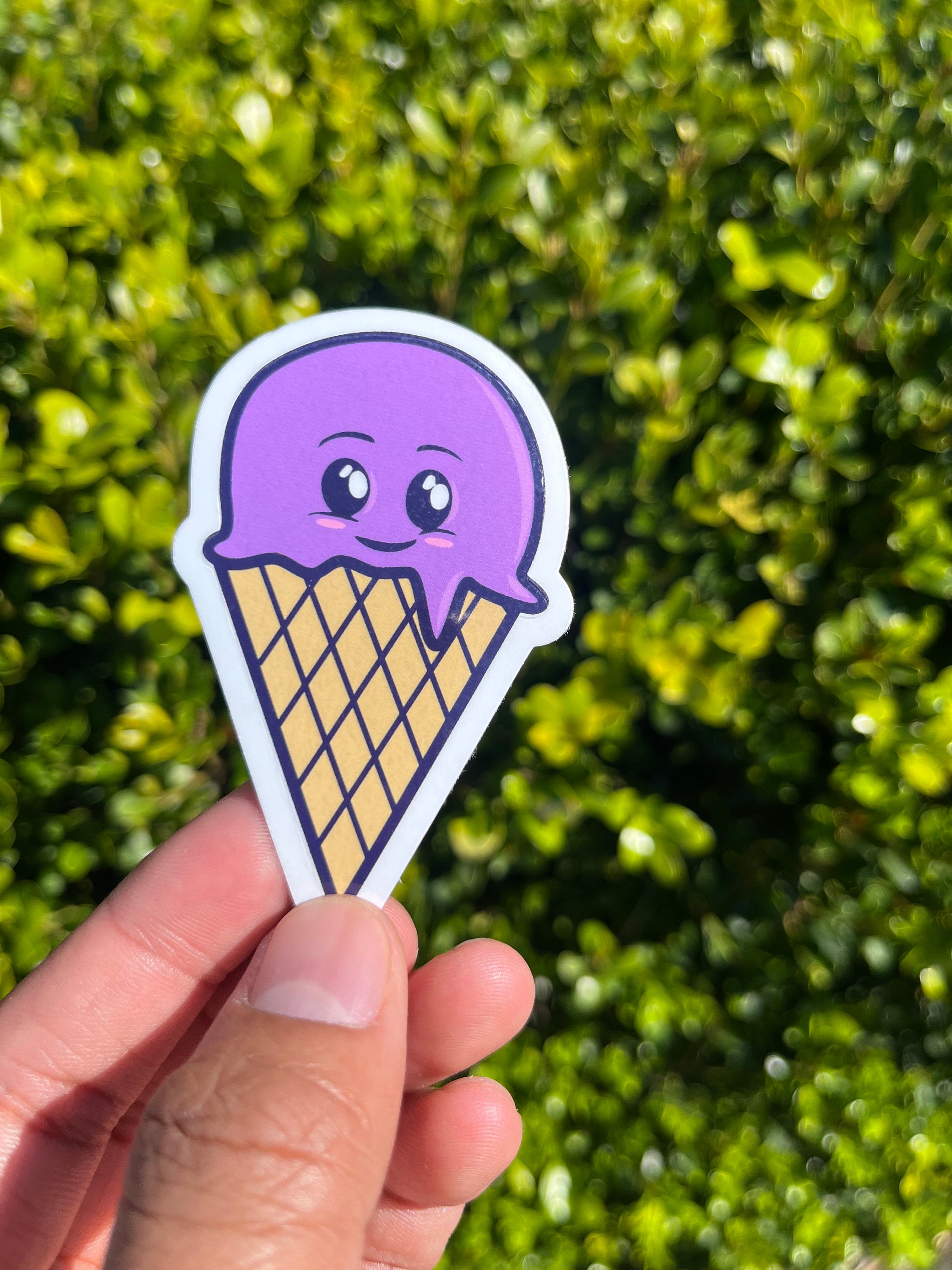 Filipino Ube Ice Cream Sticker - Etsy