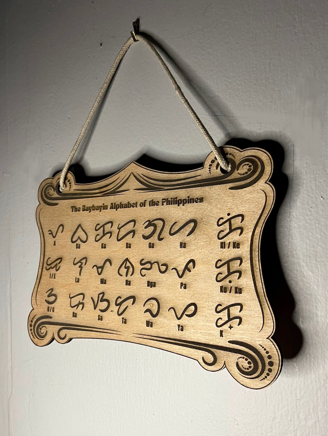 The Complete Baybayin Alphabet / House Decor / Filipino Scripture - Etsy