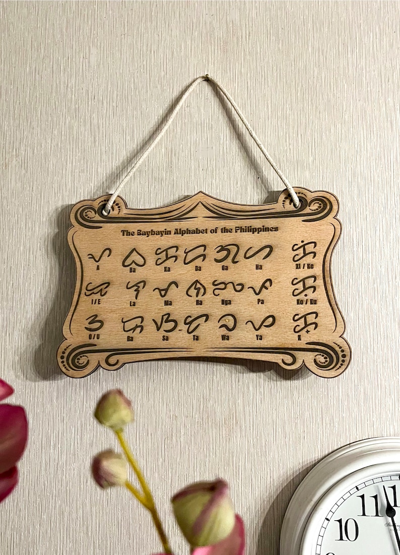 The Complete Baybayin Alphabet / House Decor / Filipino Scripture - Etsy