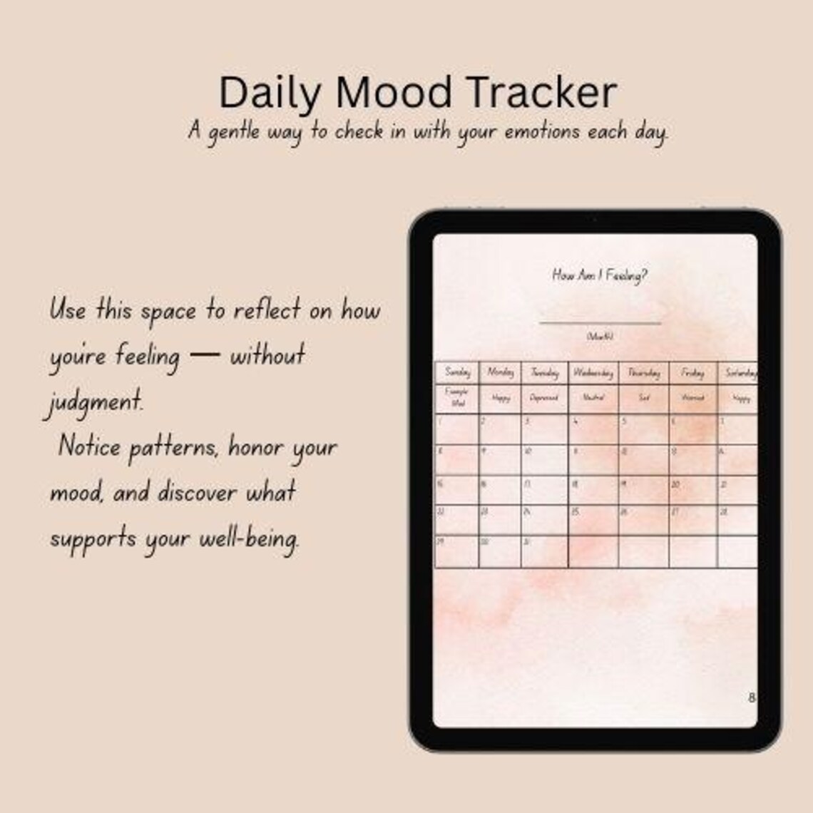 Digital Journal for Mental Health - Etsy