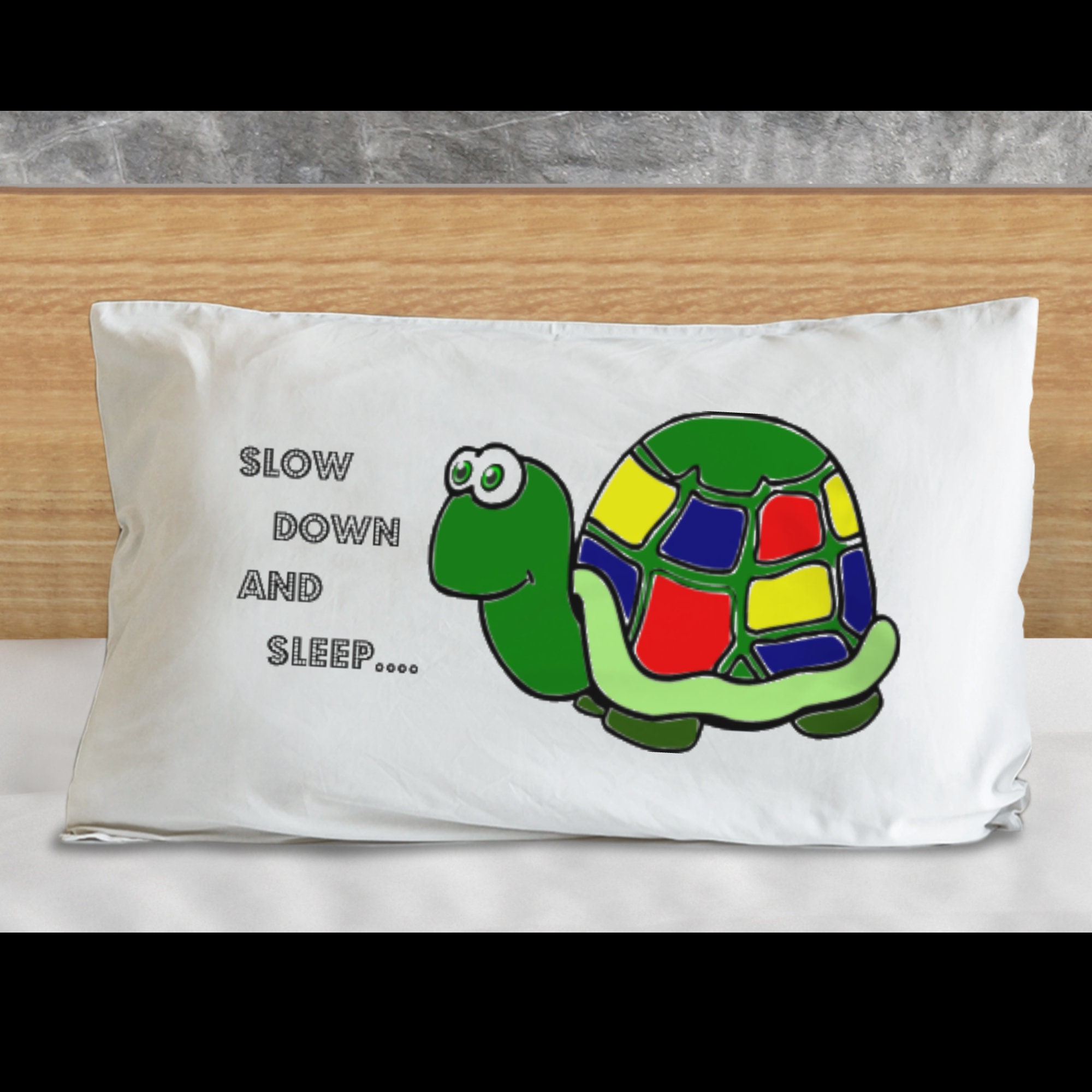 Turtle Pillowcase - Funny Turtley Awesome Comfy Turtle Pillow Case for ...