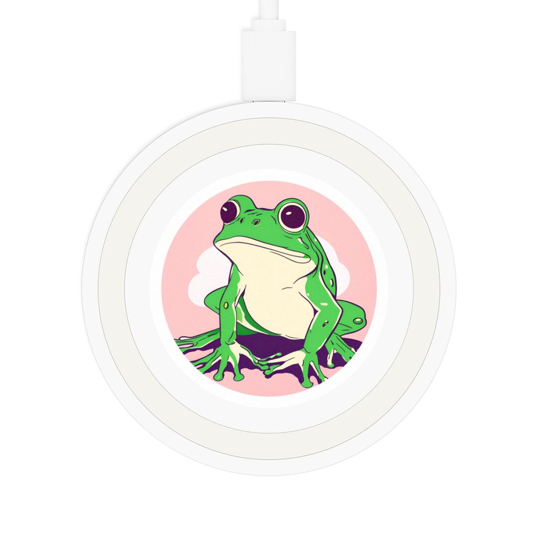 Frog Wireless Charger, Cute Frog Design, Rechargeable Pad, Animal Lover ...