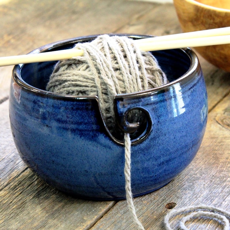 Ceramic Yarn Bowl - Etsy