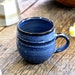 Espresso Mug – Pottery U-shaped Espresso Mug, 200 Ml Pottery Mug, Small ...