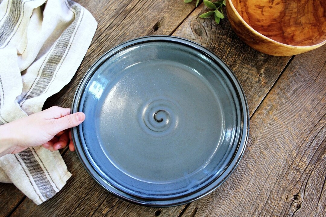 Pie Plate – Pottery Large Pie Dish, 32 Cm Pie Plate, Casserole Dish ...