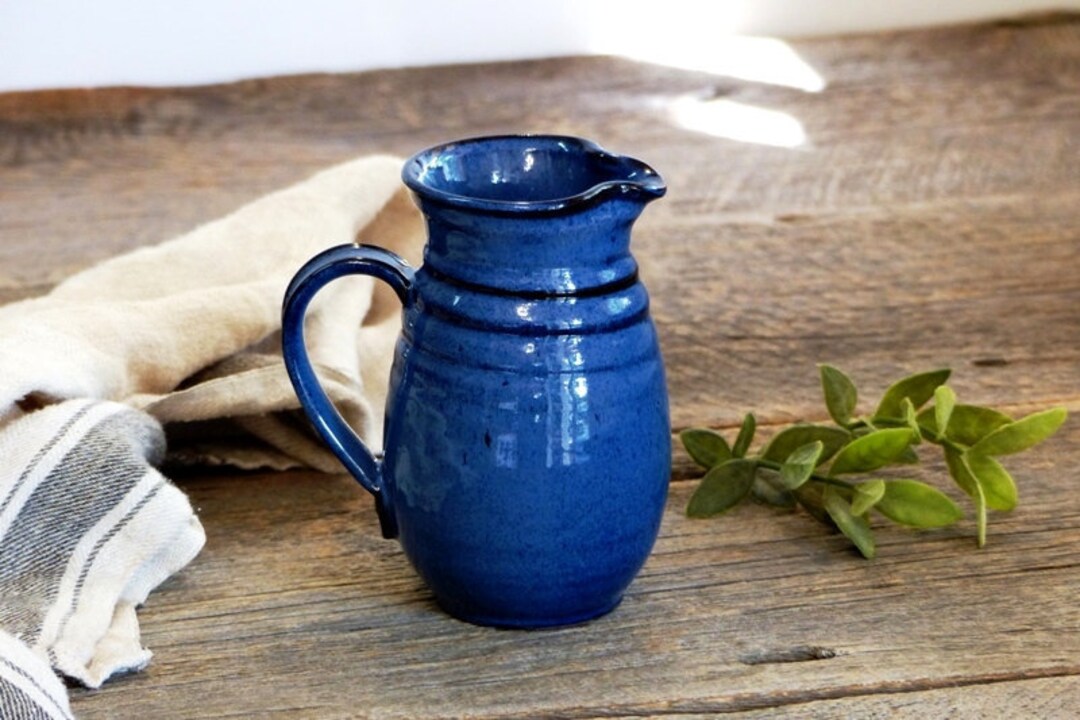 Creamer – Pottery Cream Jug, 400 Ml Milk Jug, Small Pitcher, Pottery ...