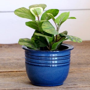 Planter– Pottery Small Straight Planter, Flower Pot With Optional ...