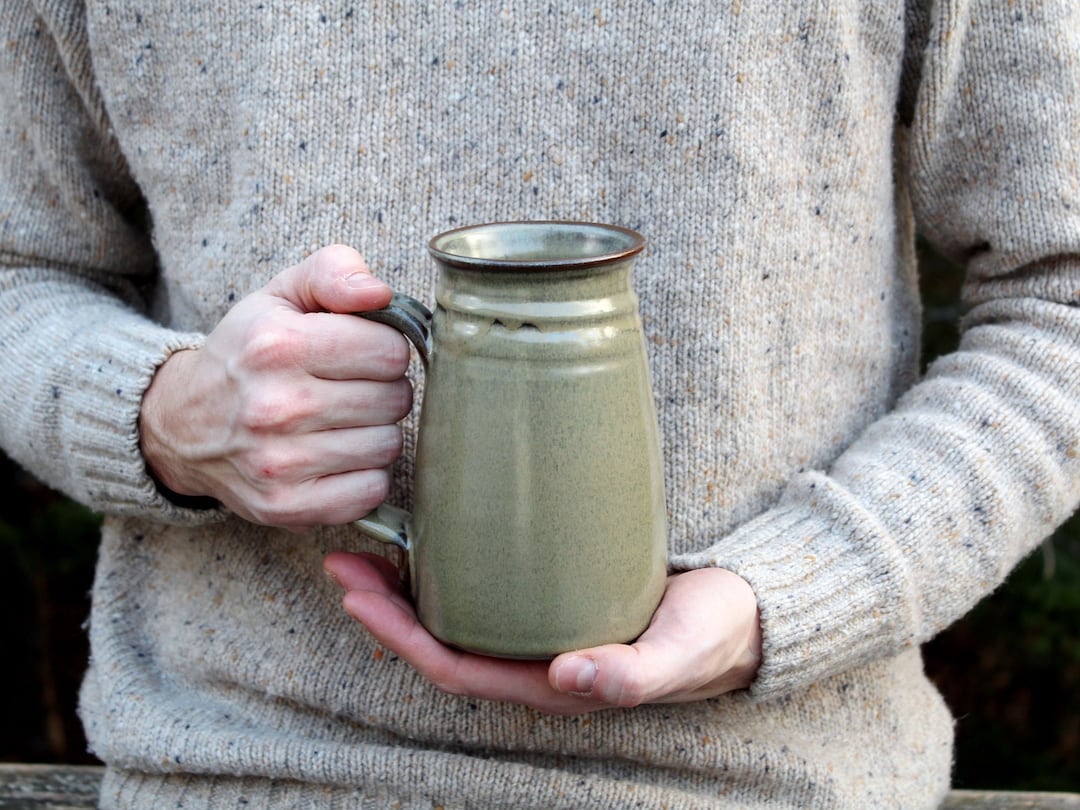 Extra Large Coffee Mug - Pottery 750ml Cone-shaped Beer Mug, Jumbo Mug ...