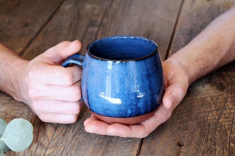 Coffee Mug Pottery Large Round Coffee Mug 500 Ml Pottery - Etsy