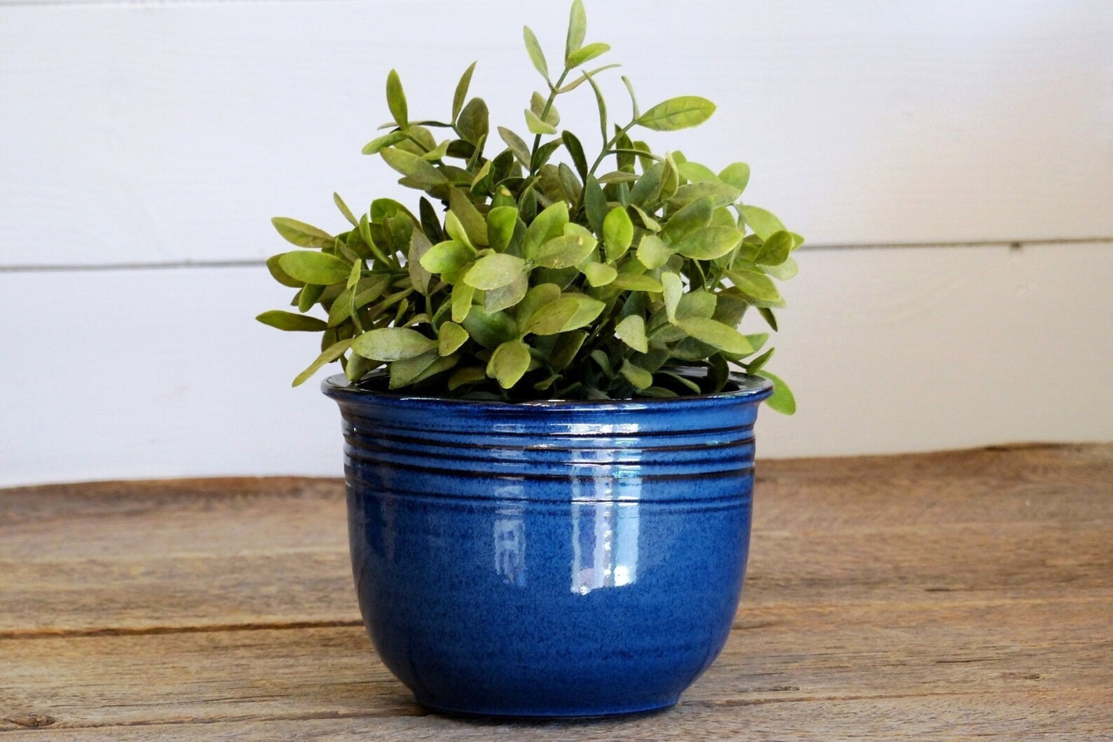 Planter– Pottery Medium Straight Planter, Flower Pot With Optional ...