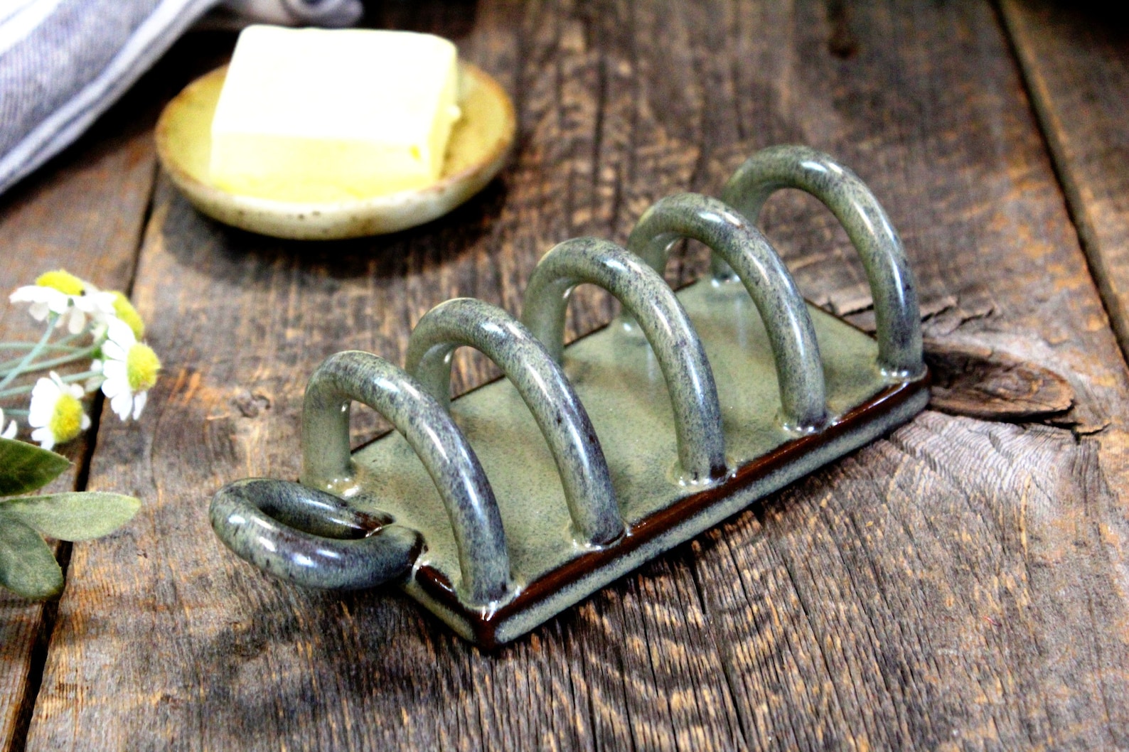 Toast Rack – Pottery Toast Holder, Ceramic Toast Rack, Pottery Toast ...