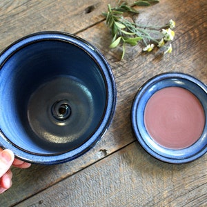 Planter– Pottery Medium Straight Planter, Flower Pot With Optional ...