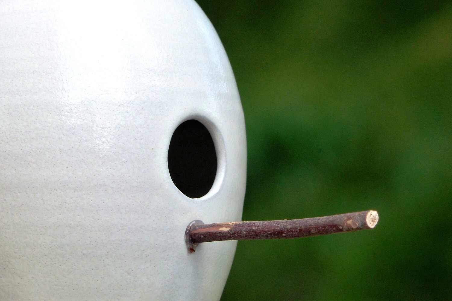 Birdhouse Pottery Ball Shaped Bird House Hanging Pottery | Etsy