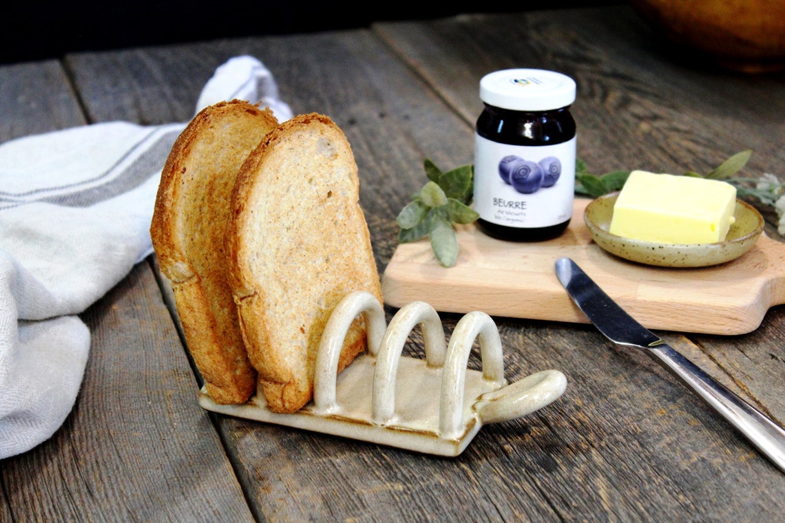 Toast Rack – Pottery Toast Holder, Ceramic Toast Rack, Pottery Toast ...