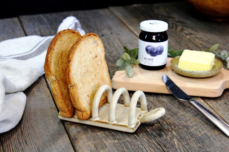 Toast Rack – Pottery Toast Holder, Ceramic Toast Rack, Pottery Toast ...