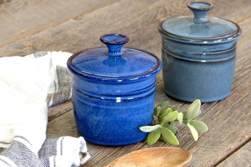 Small Jar – Pottery Small Straight Jar With Lid, 600ml Ceramic Jar ...