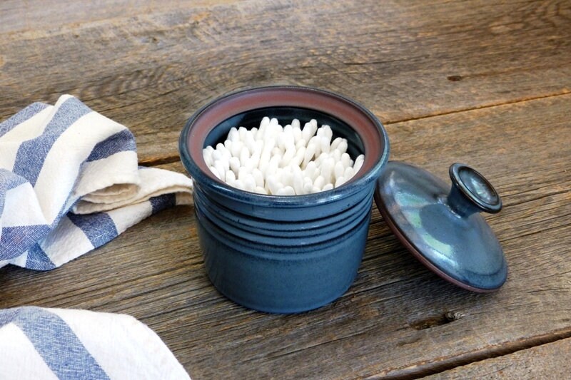 Small Jar – Pottery Small Straight Jar With Lid, 600ml Ceramic Jar ...