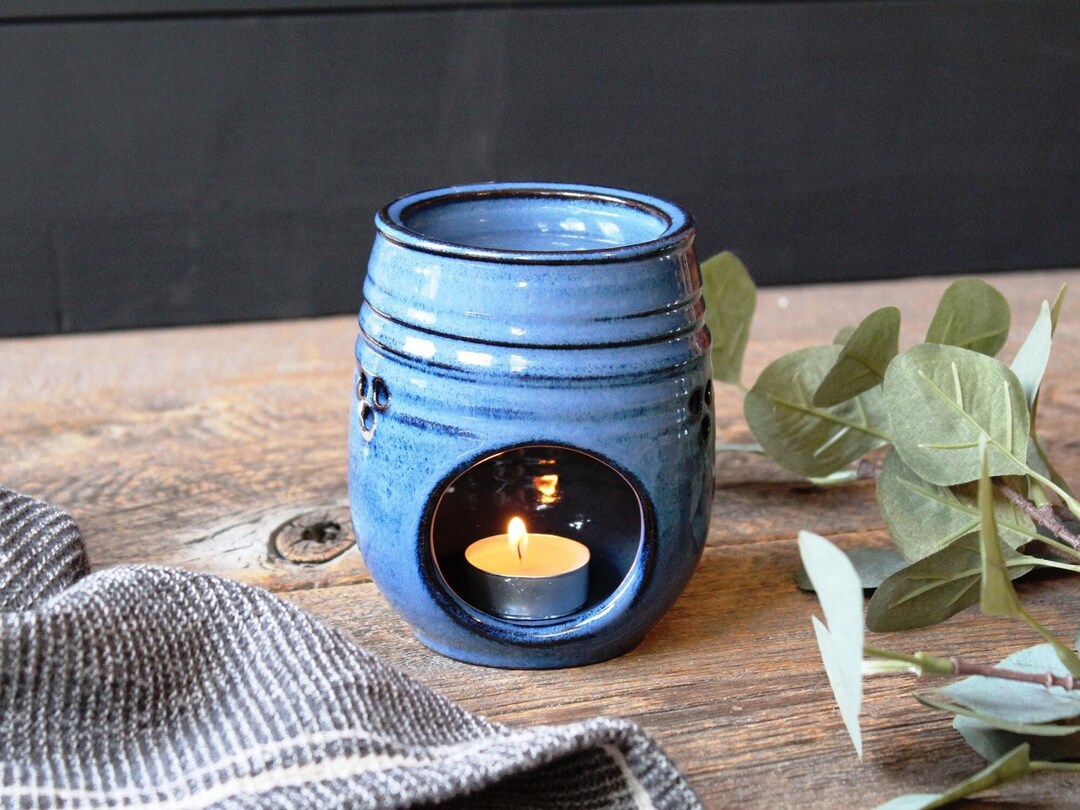 Essential Oil Burner - Pottery Essential Oil Diffuser, Ceramic Wax Melt ...