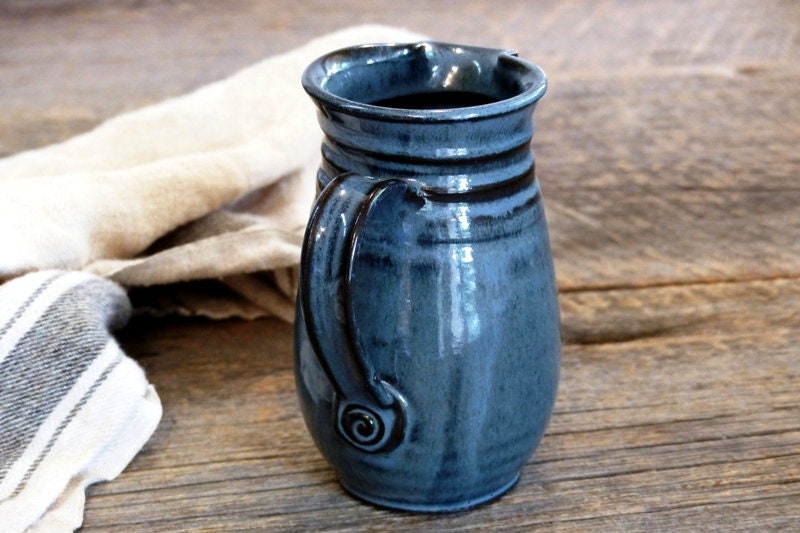 Creamer – Pottery Cream Jug, 400 Ml Milk Jug, Small Pitcher, Pottery ...