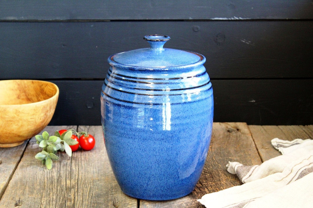 Extra Large Jar – Pottery Extra Large Rounded Jar, 4,5L Ceramic Jar ...