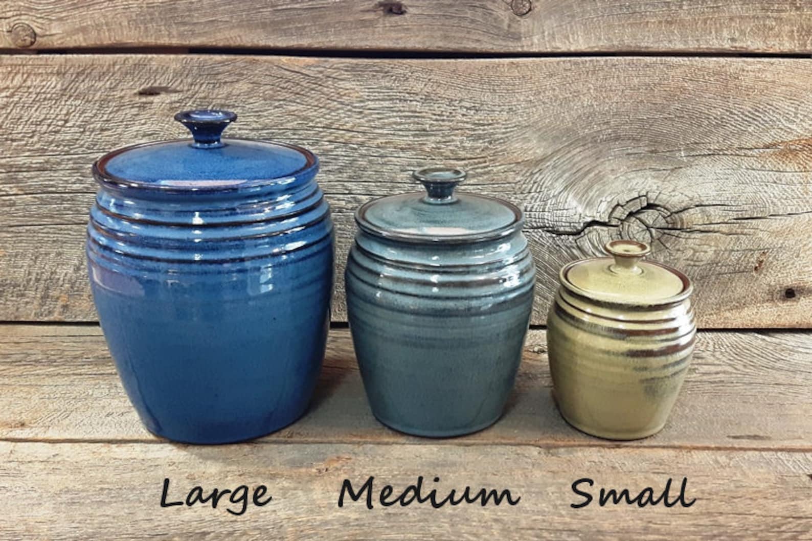 Medium Jar – Pottery Medium Rounded Jar With Lid, 1,7 L Ceramic Jar ...
