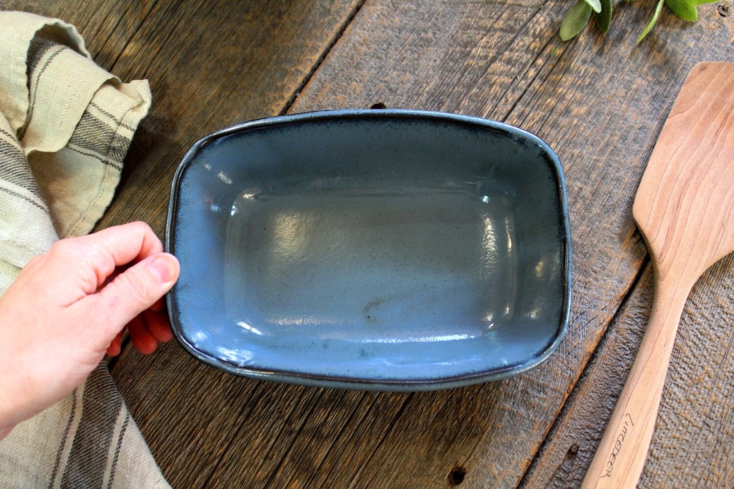 Loaf Pan – Pottery 15x22 Cm Slab Rolled Loaf Pan, Square Deep Dish ...