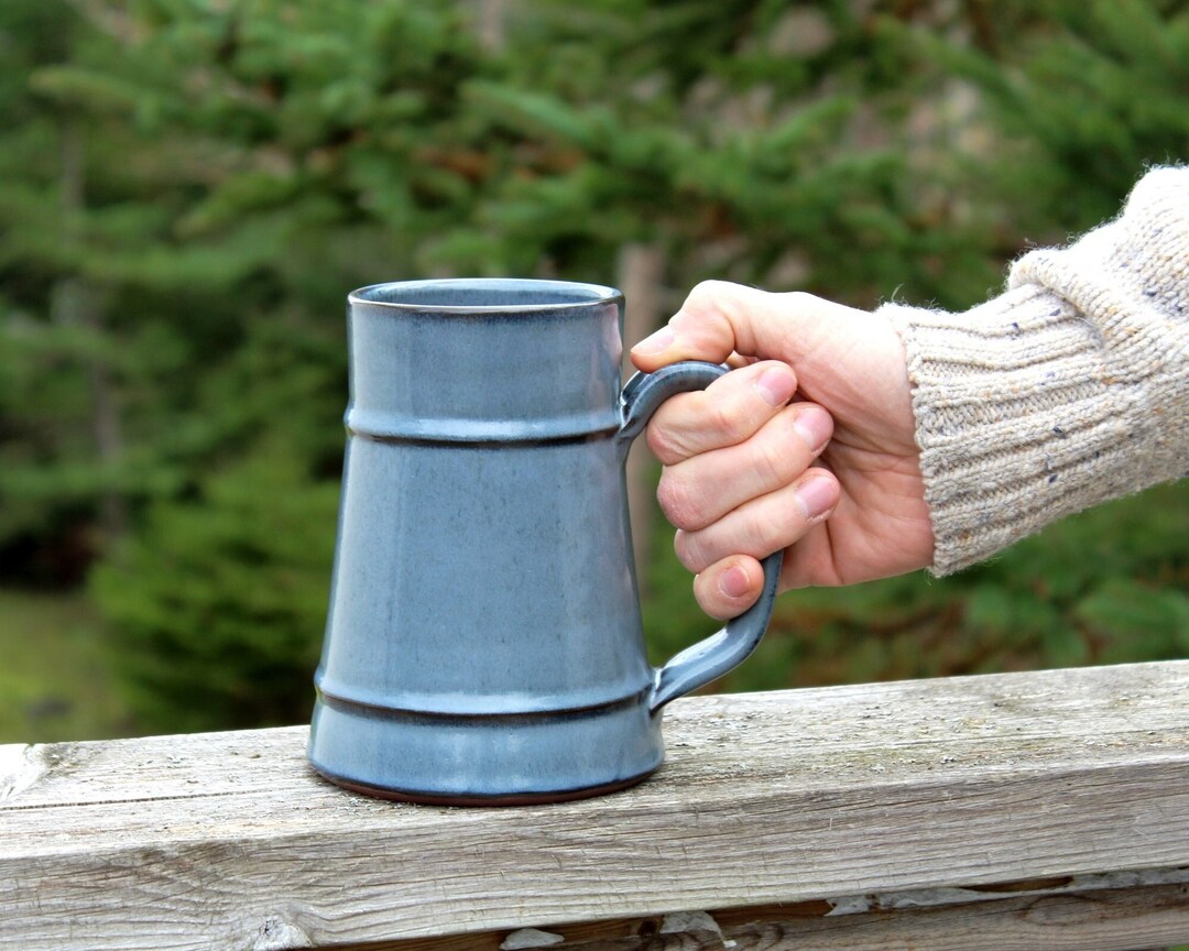 Beer Mug Pottery 800ml Cone-shaped Extra-large Coffee Mug, Jumbo Mug ...