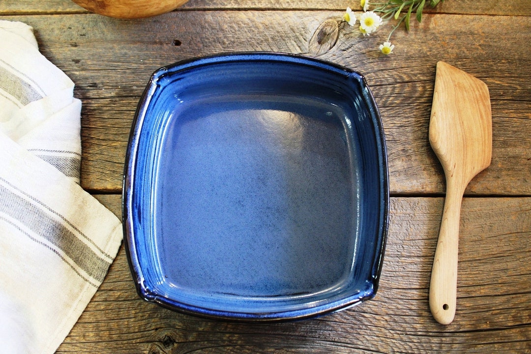 Deep Dish – Pottery Square Deep Dish, 26,5 Cm Pie Plate, Casserole Dish ...