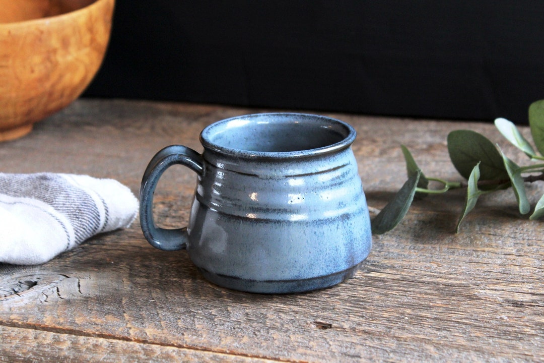 Large Coffee Mug - Pottery 450ml Cone-shaped Mug, Latte Mug, Soup Mug ...