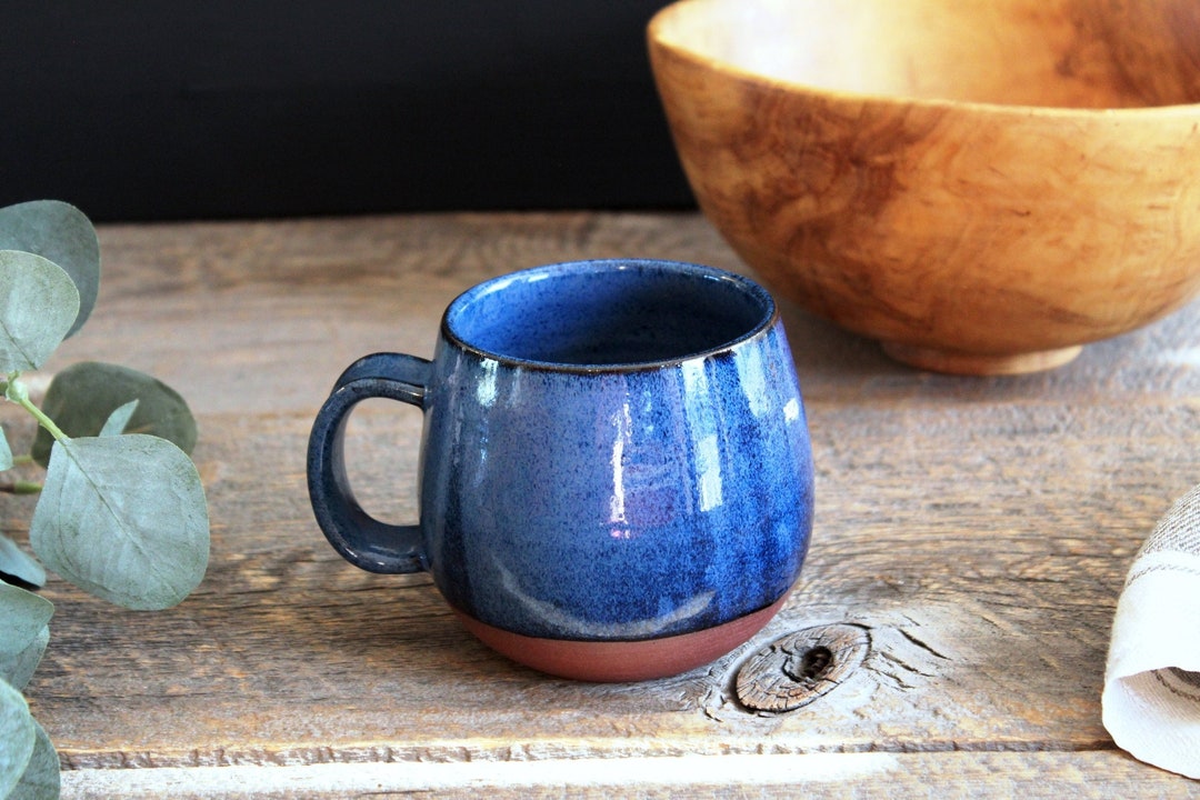 Coffee Mug – Pottery Large Round Coffee Mug, 500 Ml Pottery Mug, Latte ...