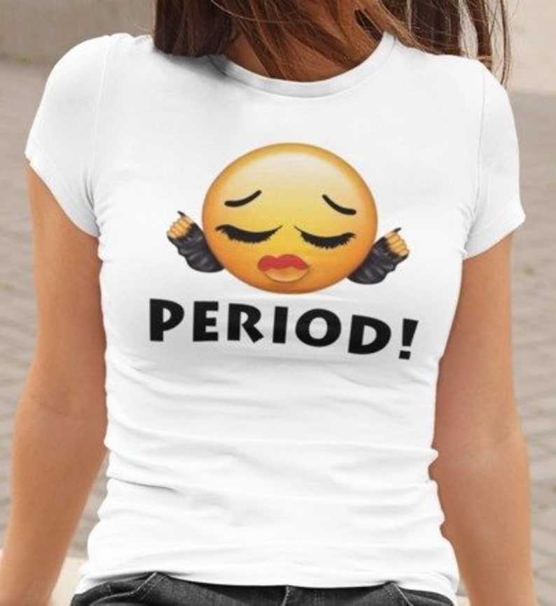Period Emoji T-shirt or Tank Top - Etsy