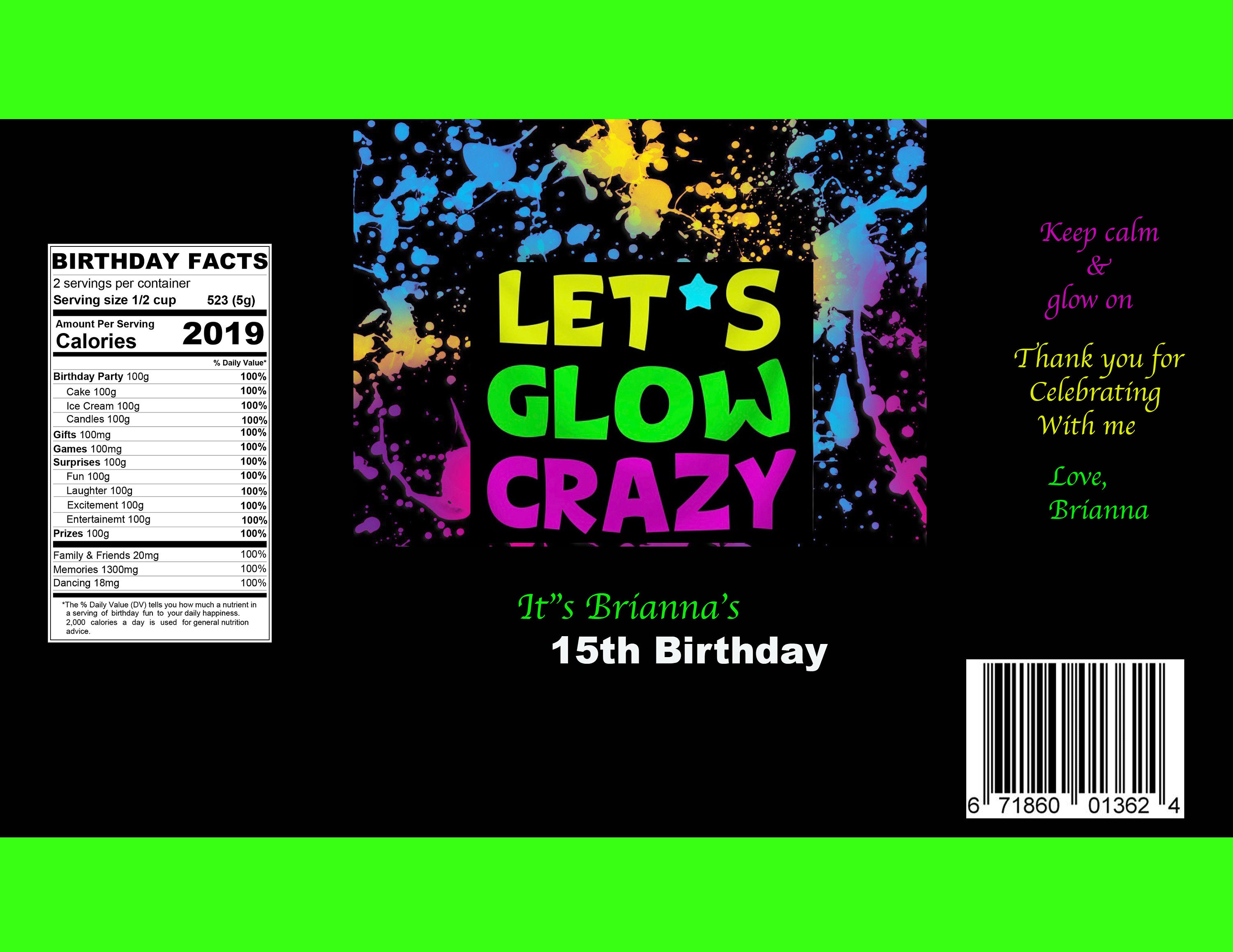 Let's Glow Chip Bag - Etsy