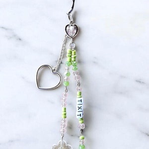 Kpop TXT Phone Charm Handmade Phone Charms TXT Custom Beaded Phone ...