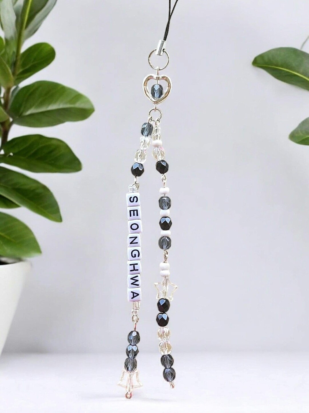 Ateez Seonghwa Kpop Phone Charm | Handmade Phone Charms | Custom Beaded ...