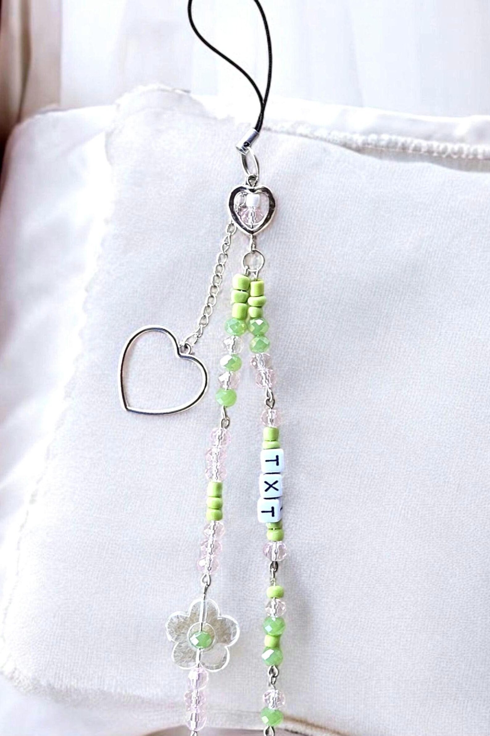 Kpop TXT Phone Charm Handmade Phone Charms TXT Custom Beaded Phone ...