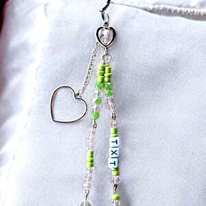 Kpop TXT Phone Charm Handmade Phone Charm TXT Custom Beaded Phone Strap ...