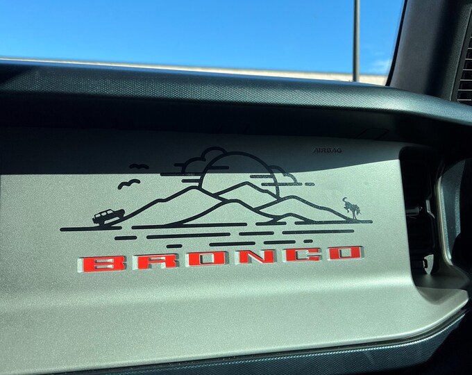 2021 Ford Bronco Vinyl Sticker for Dash - Etsy