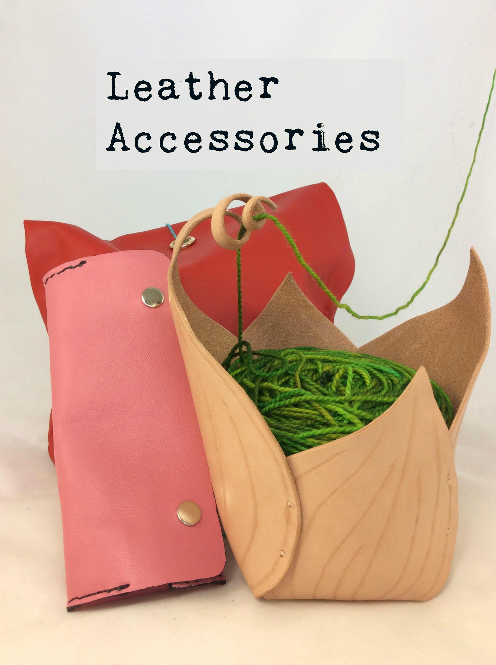 Leather Knitting Accessories - Etsy