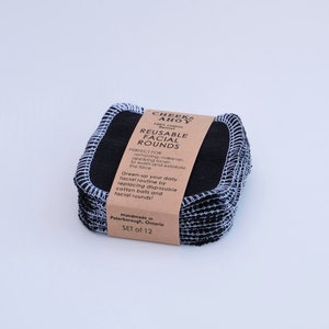 Reusable FACIAL ROUNDS Set of 12 Make-up Remover Rounds - Etsy