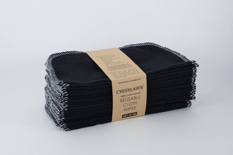 Reusable CLOTH WIPES Set of 30 8x8 100% Cotton | Etsy