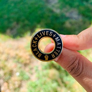 Black Lives Matter Pin Fist BLM Pin Black Life Matter Pin - Etsy
