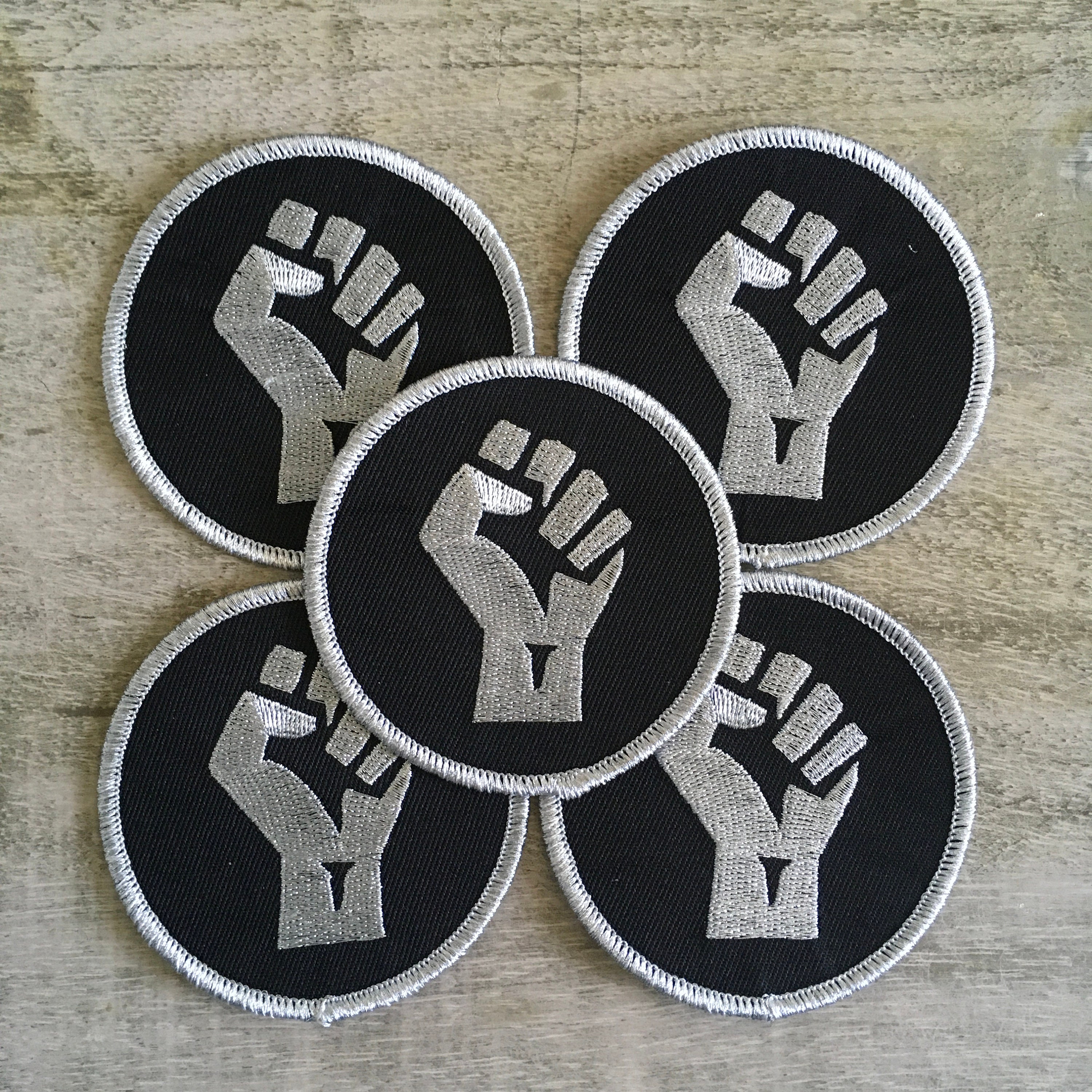 Black panther power fist patch Melanin Patch BLM Patch | Etsy