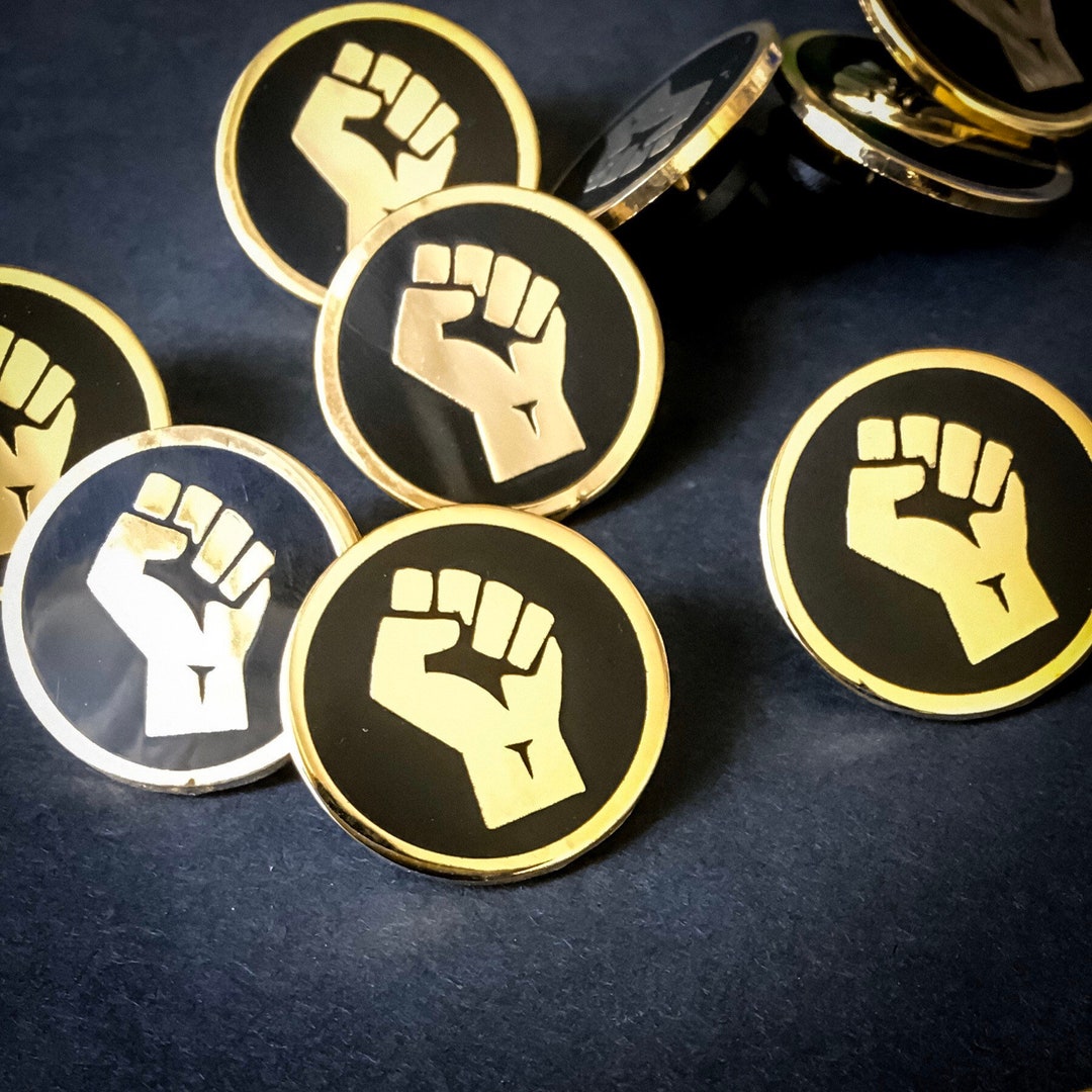 BLM Pin Resist Fist Pin Power Fist Black Life Matter Pin - Etsy Canada