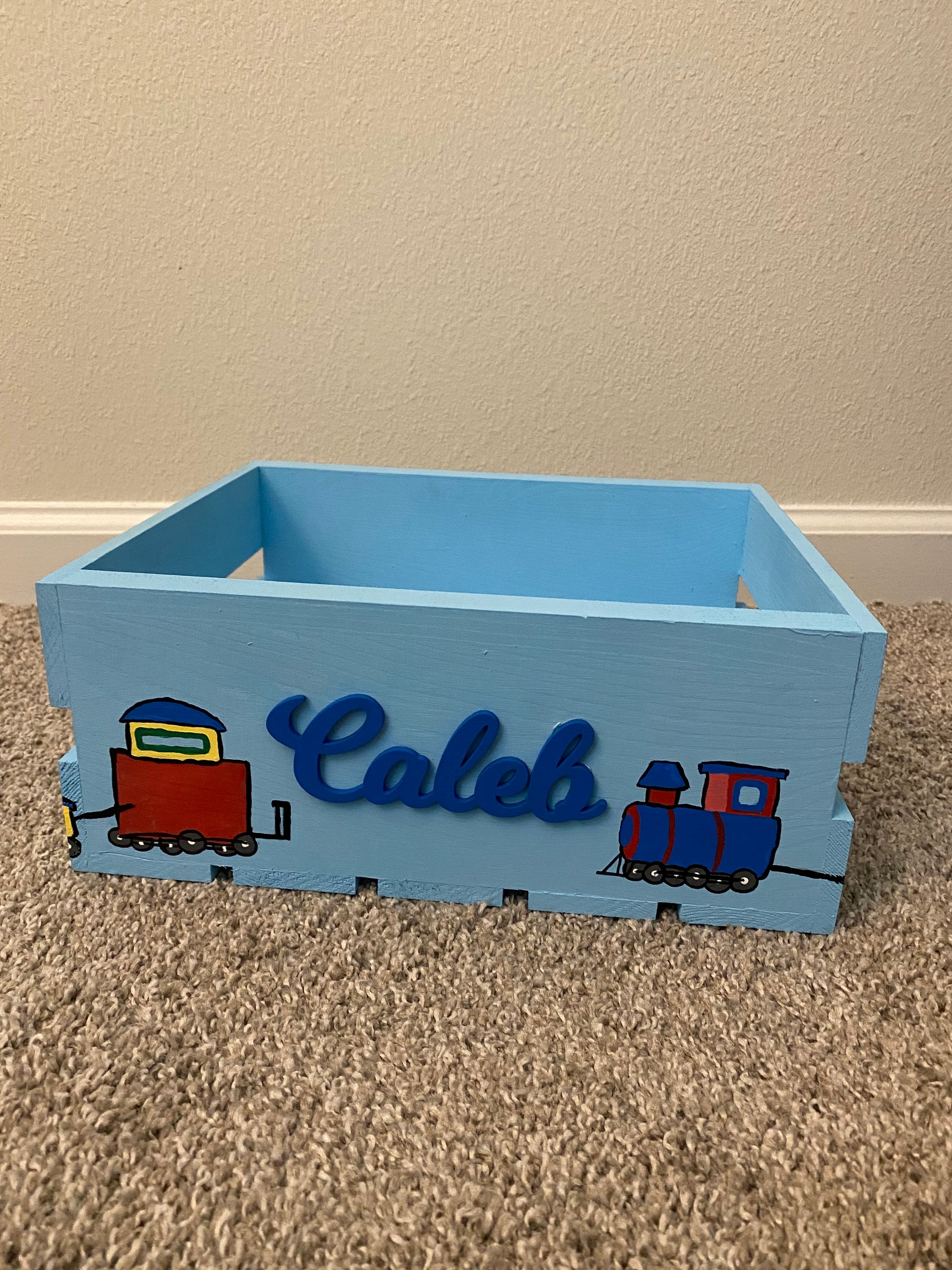 Custom Hand Painted Wooden Milk Crate/gift Box - Etsy