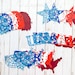 3D 4th of July America USA Mandala Bundle - Layered Digital Cut File - Etsy