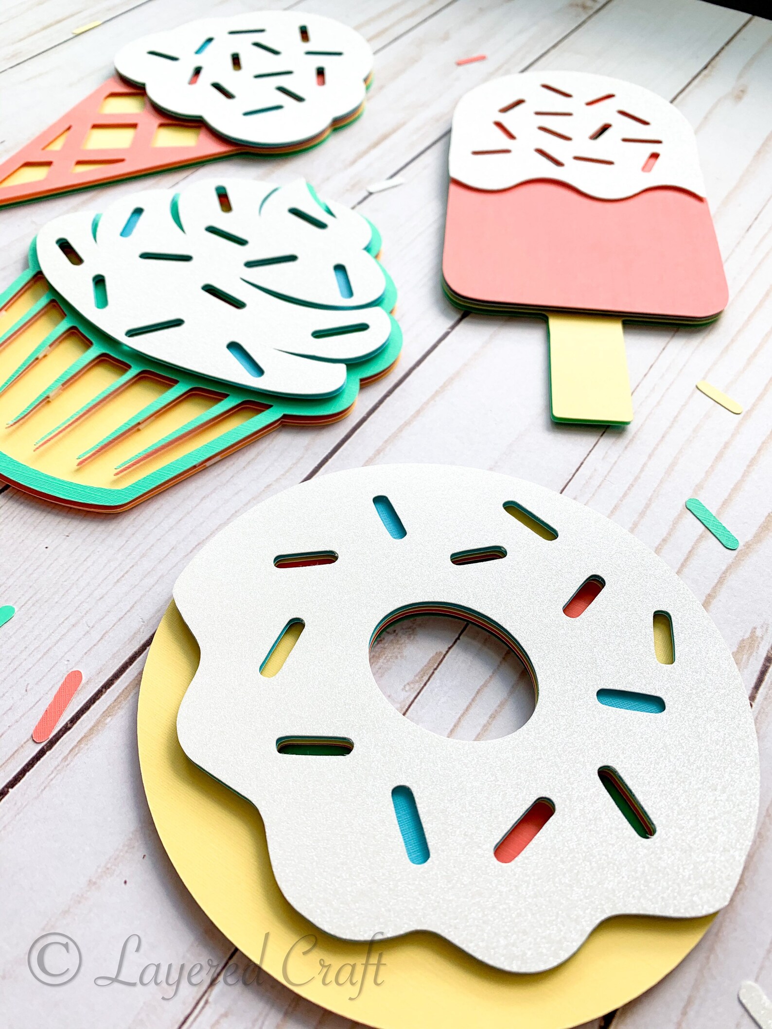 Baby Sprinkle Decorations 3D SVG Sprinkle Dessert Popsicle - Etsy