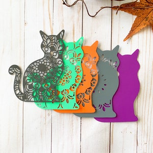 3D SVG Halloween Candy, Black Cat, Fall Pumpkin Jack-o-lantern, Bat ...