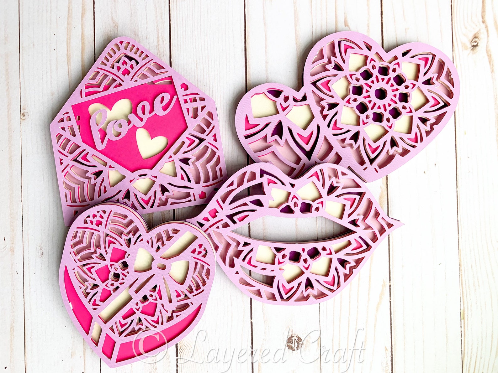 Valentine's Day Decorations Craft Bundle DIY Valentine - Etsy