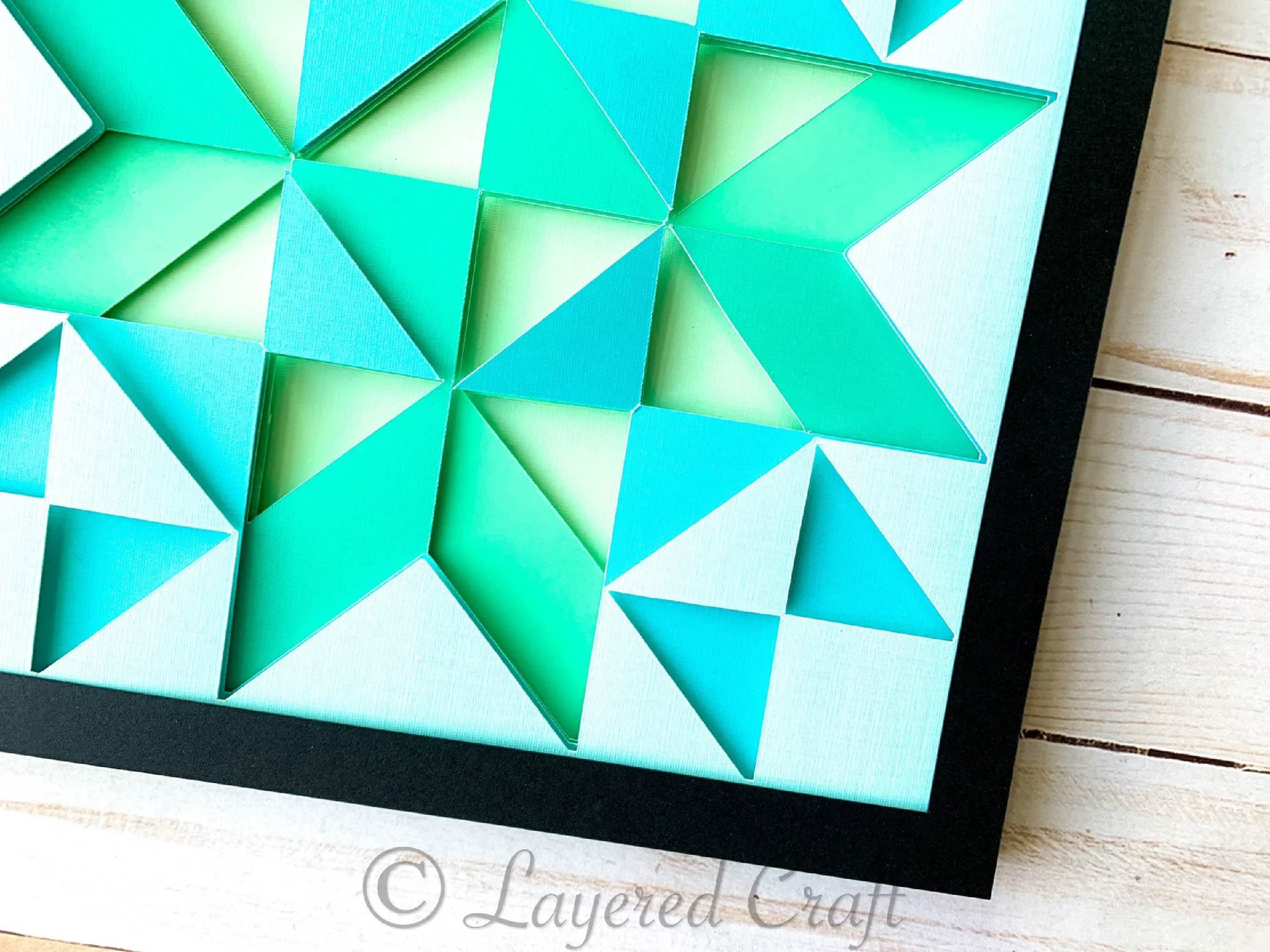 Quilt Block Layered Quilt 3D Shadow Box Quilt Pattern - Etsy UK